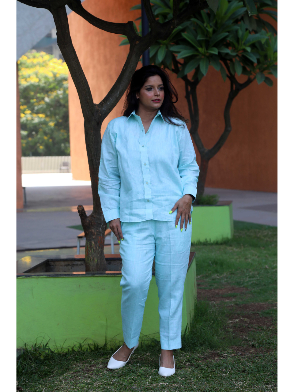 Bliss Pure Linen Shirt Co-ord Set – LUSH LAYERS