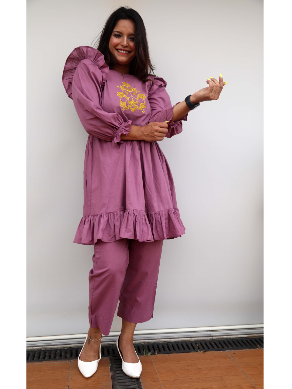 Blossom Embroidery Co-ord Set – LUSH LAYERS