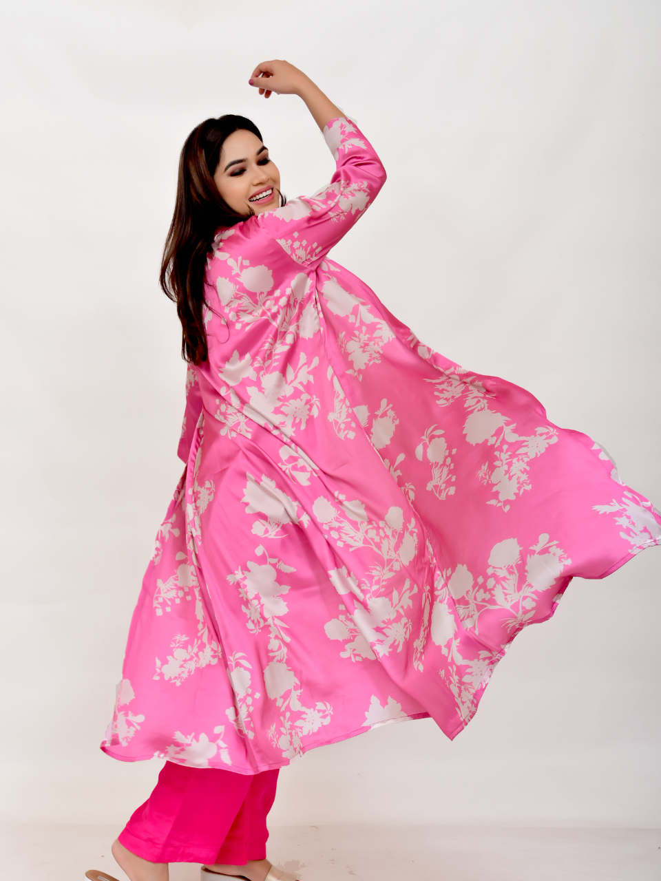 Romance Pink Satin Silk Co-ord Set – LUSH LAYERS