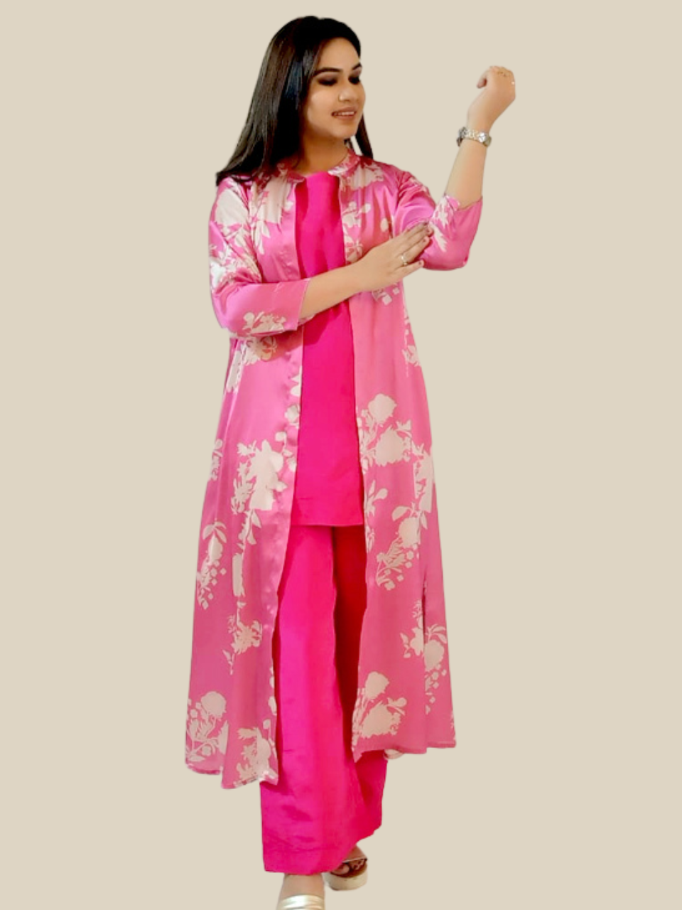 Romance A Pink Satin Silk Co-ord Set – LUSH LAYERS