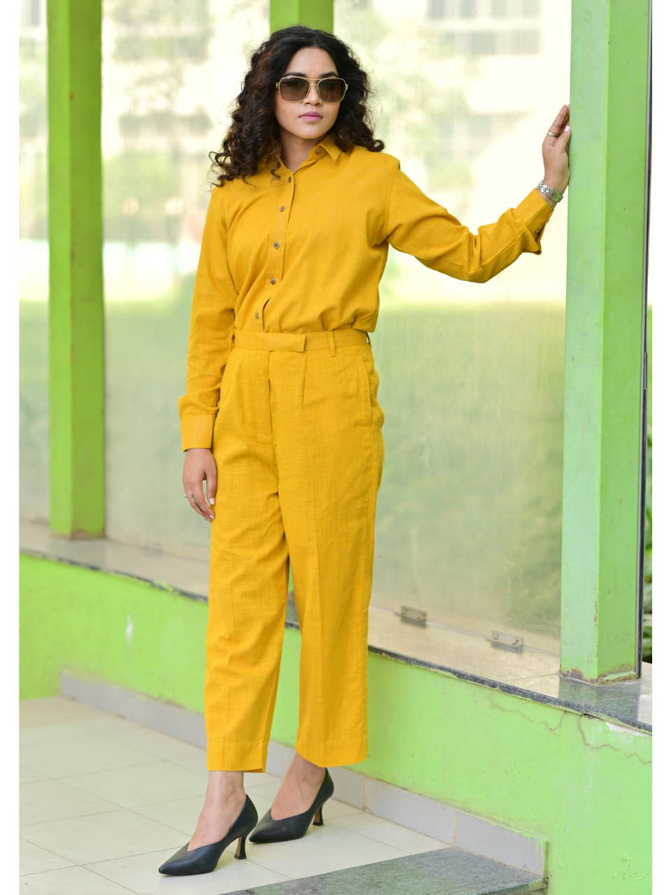 Pink Pure Slub Cotton Co-ord Set – LUSH LAYERS